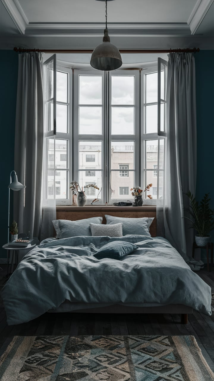 49 Stylish Window Behind Bed Ideas – ComfyTips