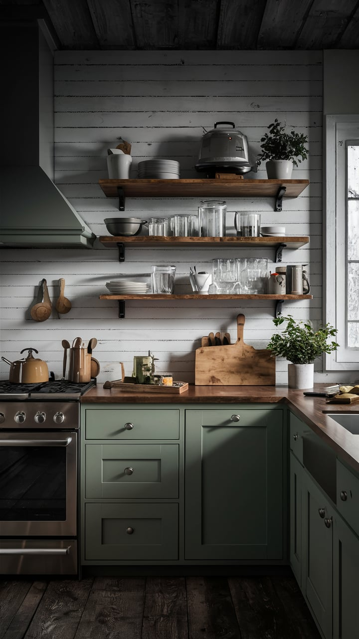 25 Farmhouse Kitchen Shelves Ideas – Add Rustic Charm to Your Cooking ...